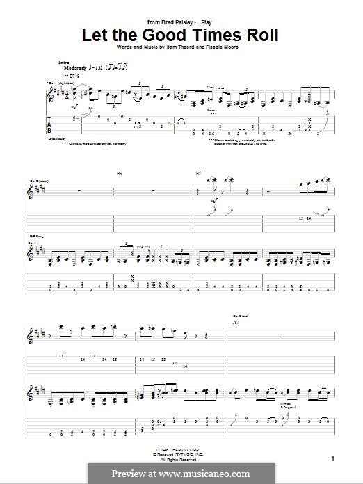 Let the Good Times Roll by F. Moore, S. Theard - sheet music on MusicaNeo
