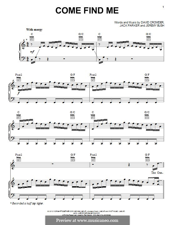 Come Find Me (David Crowder Band) by D. Crowder, J. Parker, J. Bush on ...