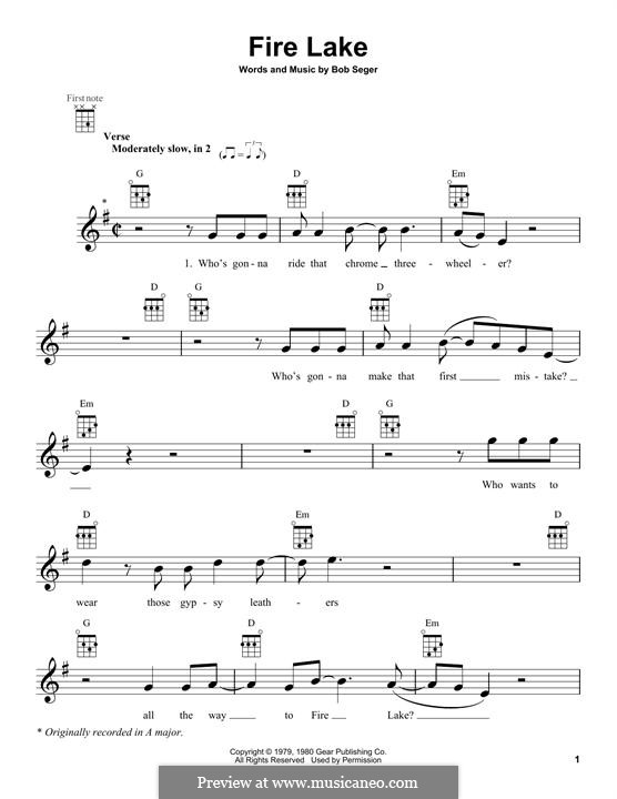 Lake Of Fire Guitar Chords