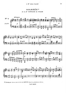 Partita for Violin No.1 in B Minor, BWV 1002 by J.S. Bach on MusicaNeo