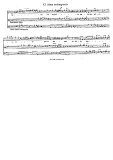 Alma redemptoris by J. Dunstable - sheet music on MusicaNeo