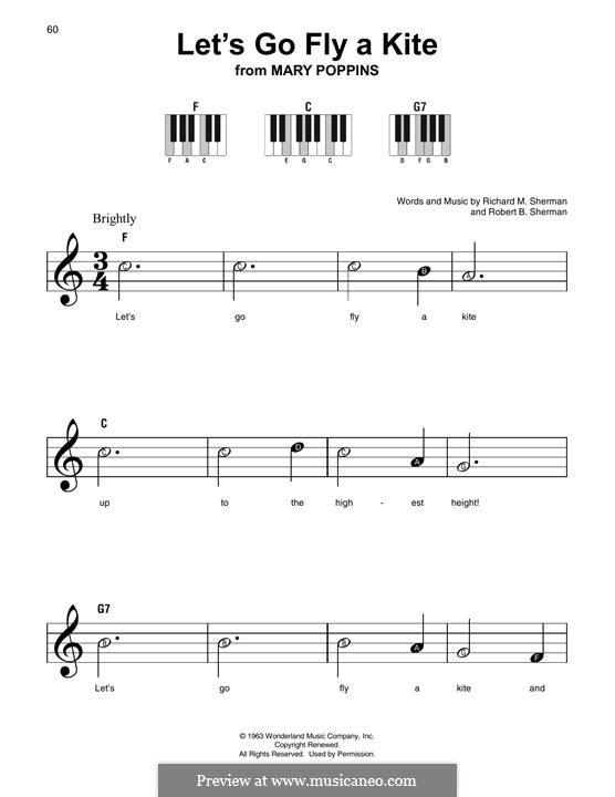 Let's Go Fly a Kite (from Mary Poppins) by R.M. Sherman, R.B. Sherman ...