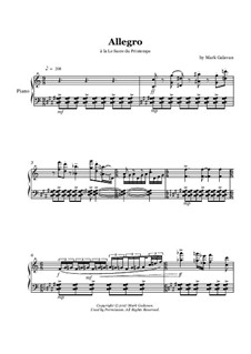 Allegro (à la Le Sacre du Printemps) by M. Galavan on MusicaNeo