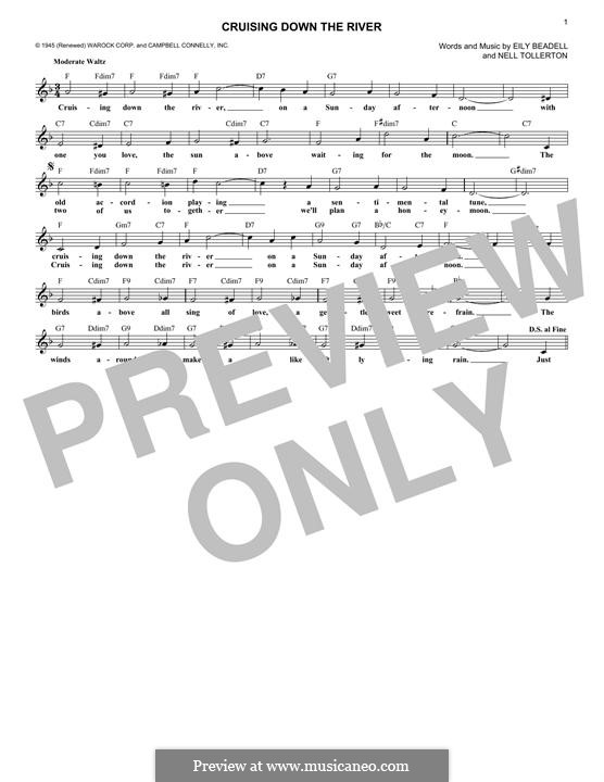 Cruising Down the River by E. Beadell, N. Tollerton on MusicaNeo