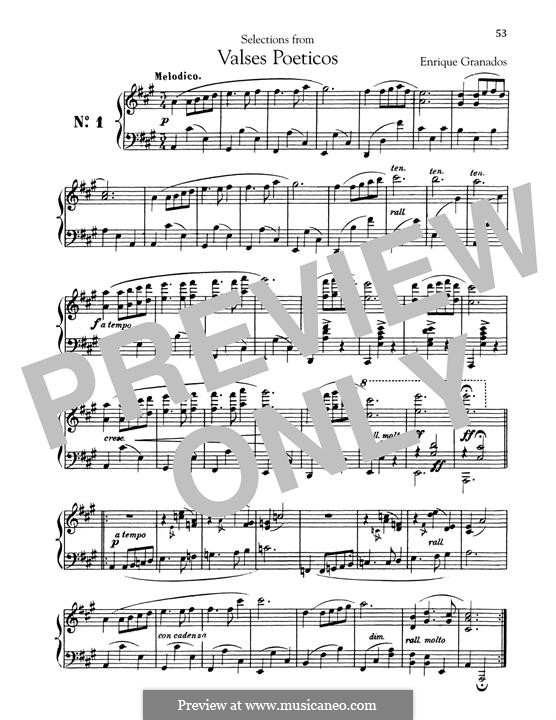 Melodico by E. Granados - sheet music on MusicaNeo