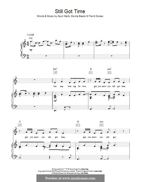 Still Got Time (feat. PARTYNEXTDOOR) by Zayn Malik, M. Beatz, F. Dukes ...