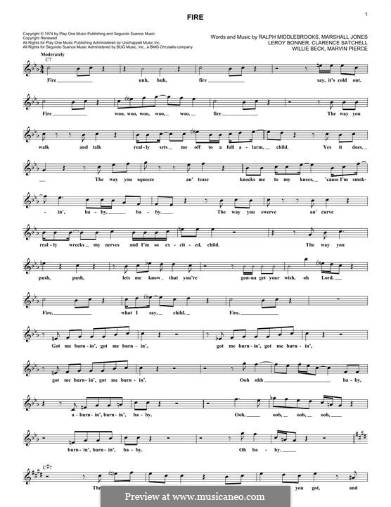 Fire (The Ohio Players) by C. Satchell, L. Bonner, M.E. Jones, M.R ...