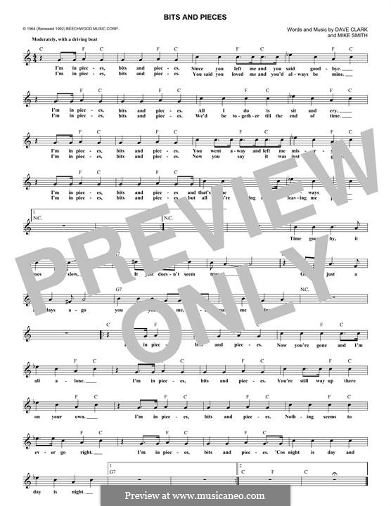 Bits and Pieces by D. Clark, L.M. Smith - sheet music on MusicaNeo