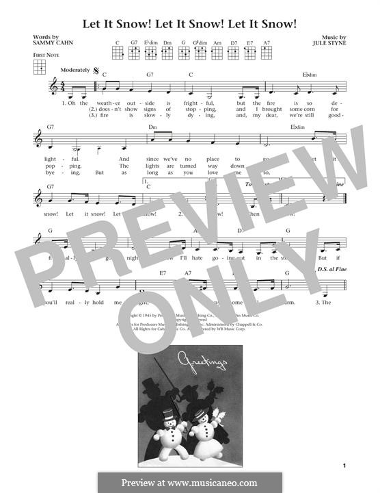 Instrumental version (Let It Snow! Let It Snow! Let It Snow!) by J ...