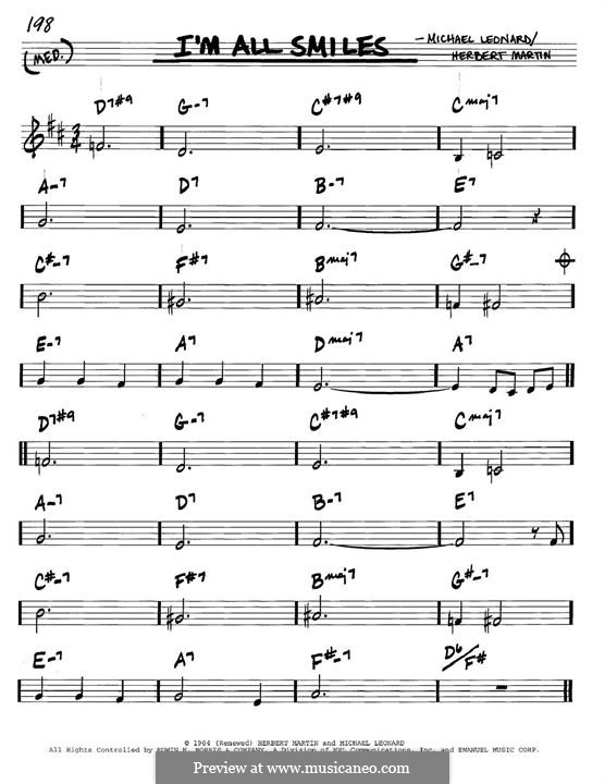 I'm All Smiles (from The Yearling) by M. Leonard, H. Martin on MusicaNeo