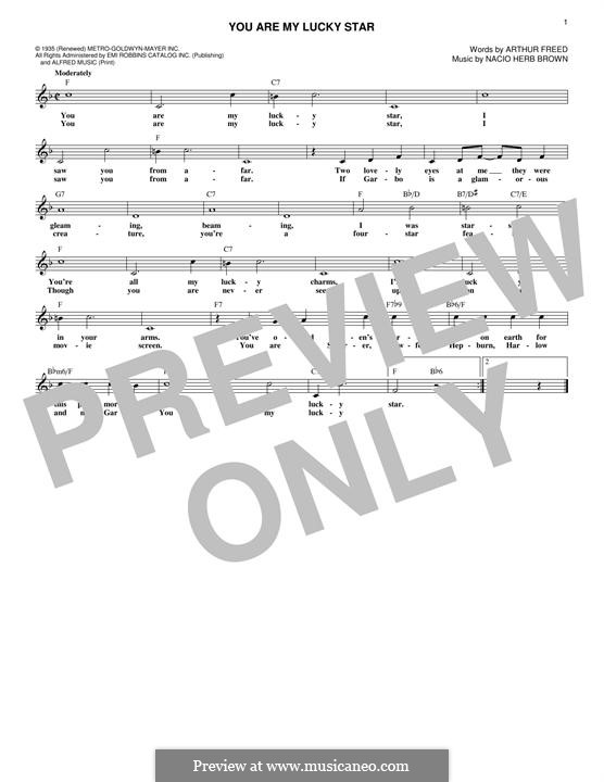 You Are My Lucky Star (Louis Armstrong) by N.H. Brown on MusicaNeo