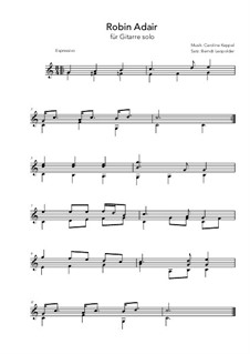 Robin Adair by C. Keppel - sheet music on MusicaNeo