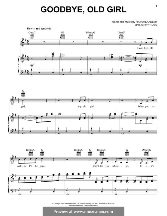 goodbye-old-girl-by-j-ross-r-adler-sheet-music-on-musicaneo