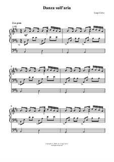 Danza sull'aria by L. Calvo - sheet music on MusicaNeo