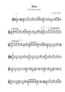 Sher by folklore - sheet music on MusicaNeo