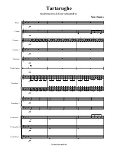 Tortoises (Le carnaval des animaux (The Carnival of the Animals)) by C ...