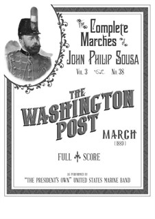 Washington Post March by J.P. Sousa - sheet music on MusicaNeo
