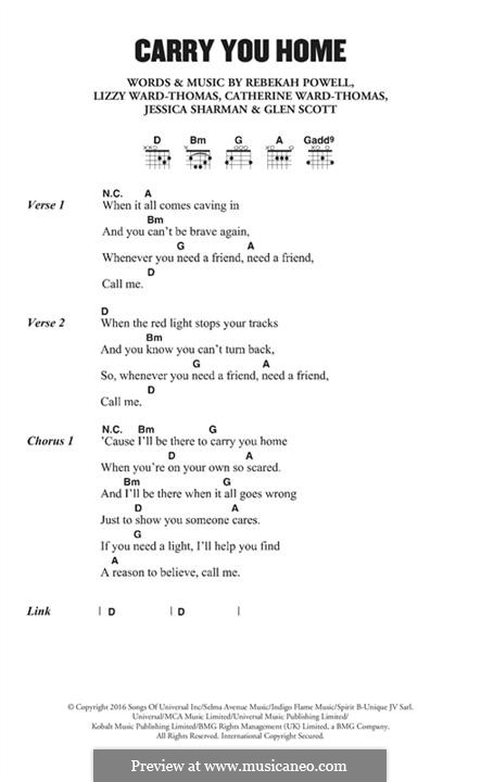 Carry You Home by G. Scott, C. Ward-Thomas, J. Sharman, L. Ward-Thomas ...