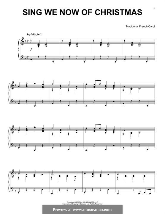 Vocal-instrumental version (Sing We Now of Christmas (from Morning Star ...
