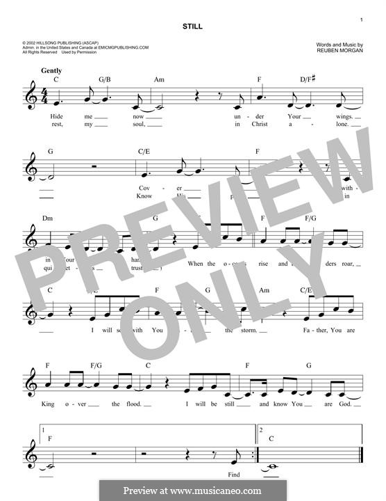 Still by R. Morgan - sheet music on MusicaNeo