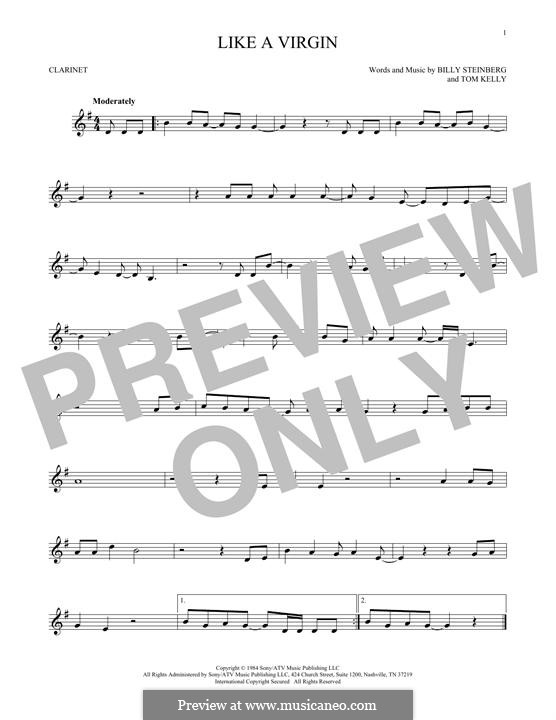 Like a Virgin (Madonna) by B. Steinberg, T. Kelly on MusicaNeo
