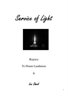 Service of Light by L. David - sheet music on MusicaNeo