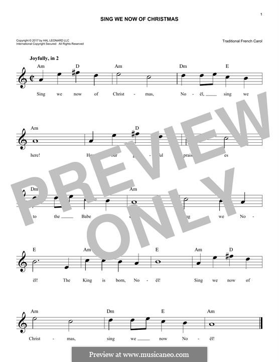 Vocal-instrumental version (Sing We Now of Christmas (from Morning Star ...