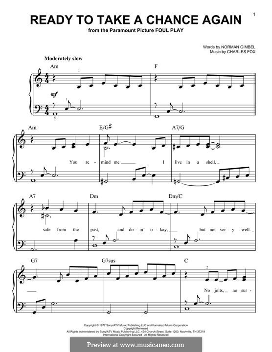 Ready to Take a Chance Again (Love Theme) by C. Fox on MusicaNeo