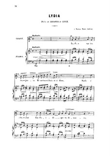Two Songs, Op.4 by G. Fauré - free download on MusicaNeo