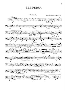 String Quartets No.1-2, Op.51 by J. Brahms - sheet music on MusicaNeo
