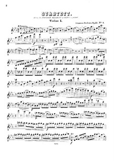 String Quartets No.1-2, Op.51 by J. Brahms - sheet music on MusicaNeo