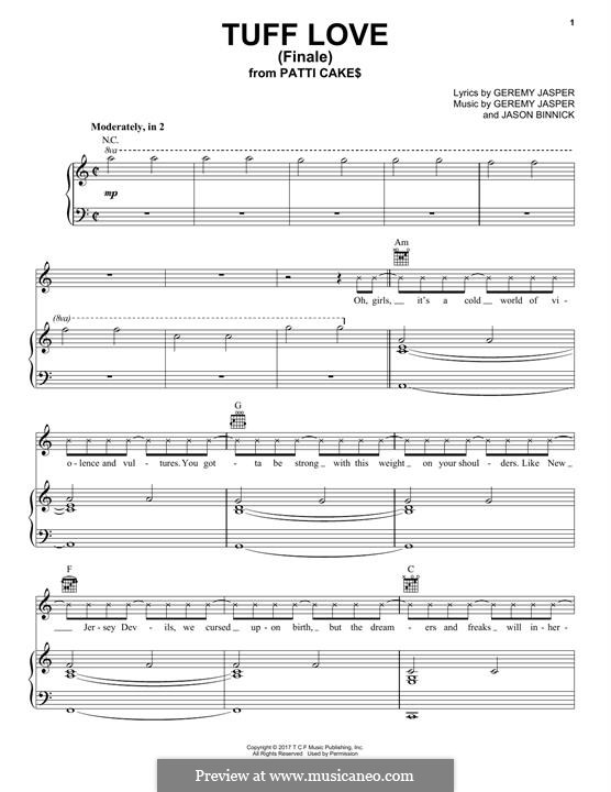 Tuff Love (Finale) by J. Binnick, G. Jasper - sheet music on MusicaNeo