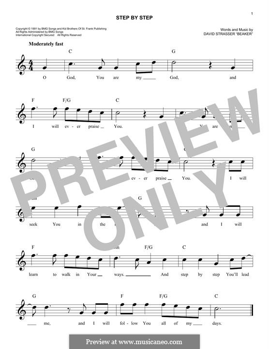 Step By Step by Beaker - sheet music on MusicaNeo