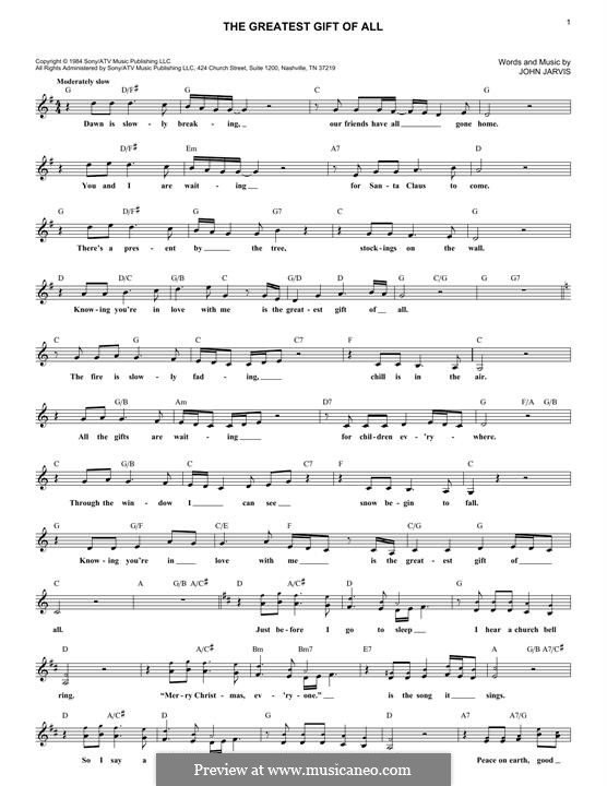 The Greatest Gift of All (Kenny Rogers and Dolly Parton) by J. Jarvis ...