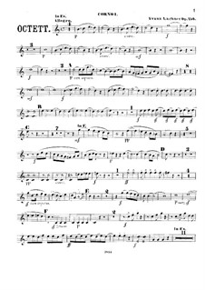 Woodwind Octet, Op.156 by F.P. Lachner - sheet music on MusicaNeo