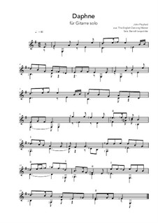 Daphne by J. Playford - sheet music on MusicaNeo