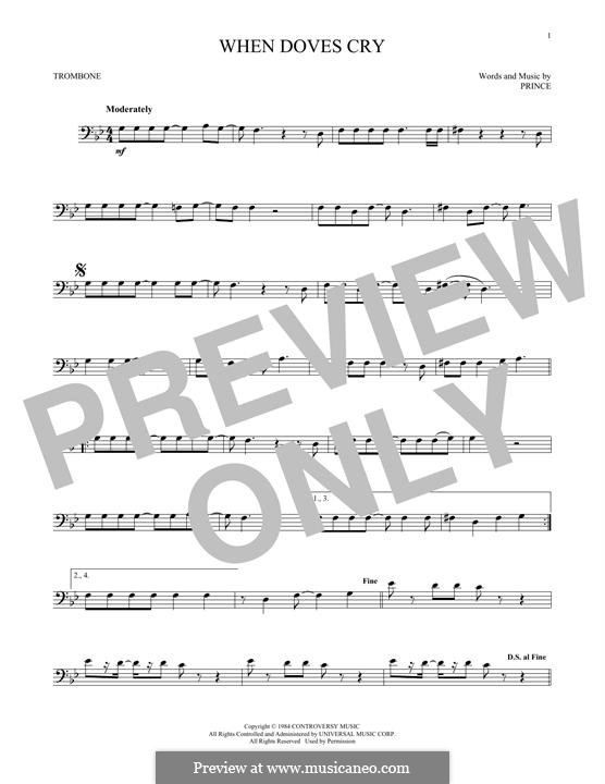 When Doves Cry by Prince - sheet music on MusicaNeo