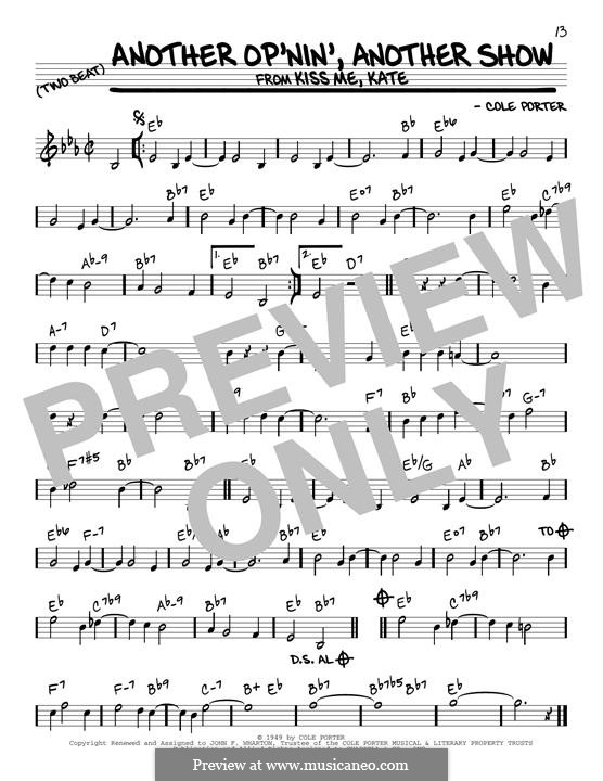 Another Op'nin', Another Show (from Kiss Me Kate) by C. Porter on MusicaNeo