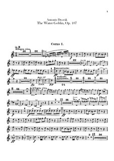 Vodník (The Water Goblin), B.195 Op.107 by A. Dvořák on MusicaNeo