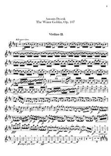 Vodník (The Water Goblin), B.195 Op.107 by A. Dvořák on MusicaNeo