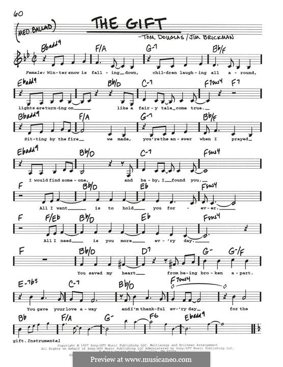 The Gift (Collin Raye) by J. Brickman, T. Douglas on MusicaNeo