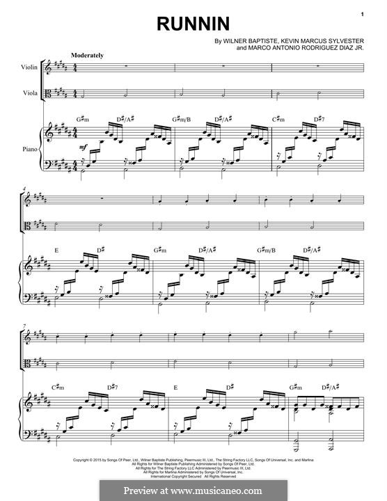 Runnin (Black Violin) by K.M. Sylvester, W. Baptiste, M.A. Rodriguez ...