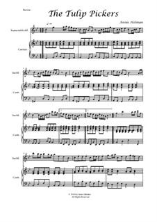 The Tulip Pickers by A. Helman - sheet music on MusicaNeo