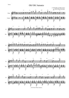 Oh! Oh! Antonio by C.W. Murphy, D. Lipton - sheet music on MusicaNeo