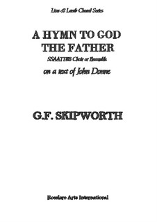 A Hymn to God the Father by G. Skipworth - sheet music on MusicaNeo