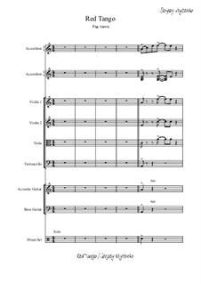 Red Tango by S. Voytenko - sheet music on MusicaNeo