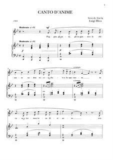 Canto d'anime by G. Puccini - sheet music on MusicaNeo