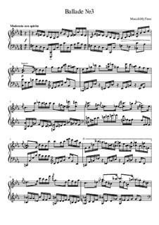 Ballade No.3 by MusicIsMyTime - free download on MusicaNeo
