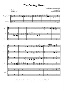 The Parting Glass by folklore - sheet music on MusicaNeo