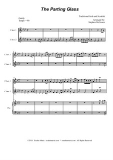The Parting Glass by folklore - sheet music on MusicaNeo